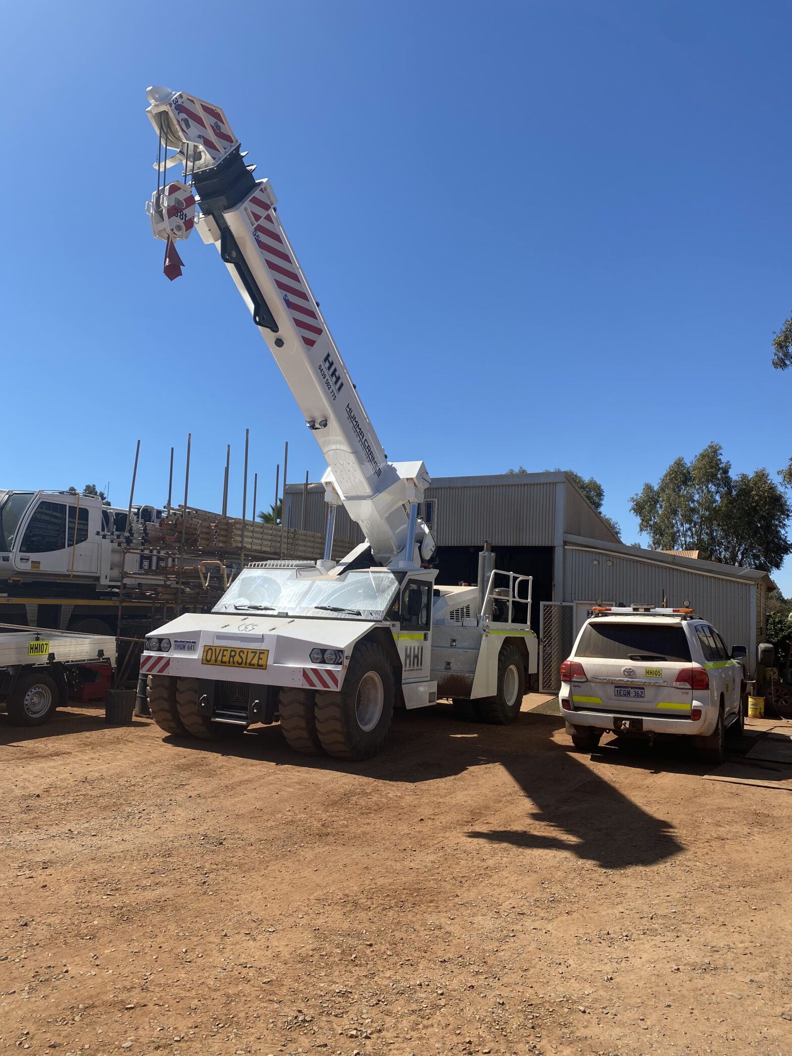 55T Humma Crane - HHI - Crane Hire Pilbara
