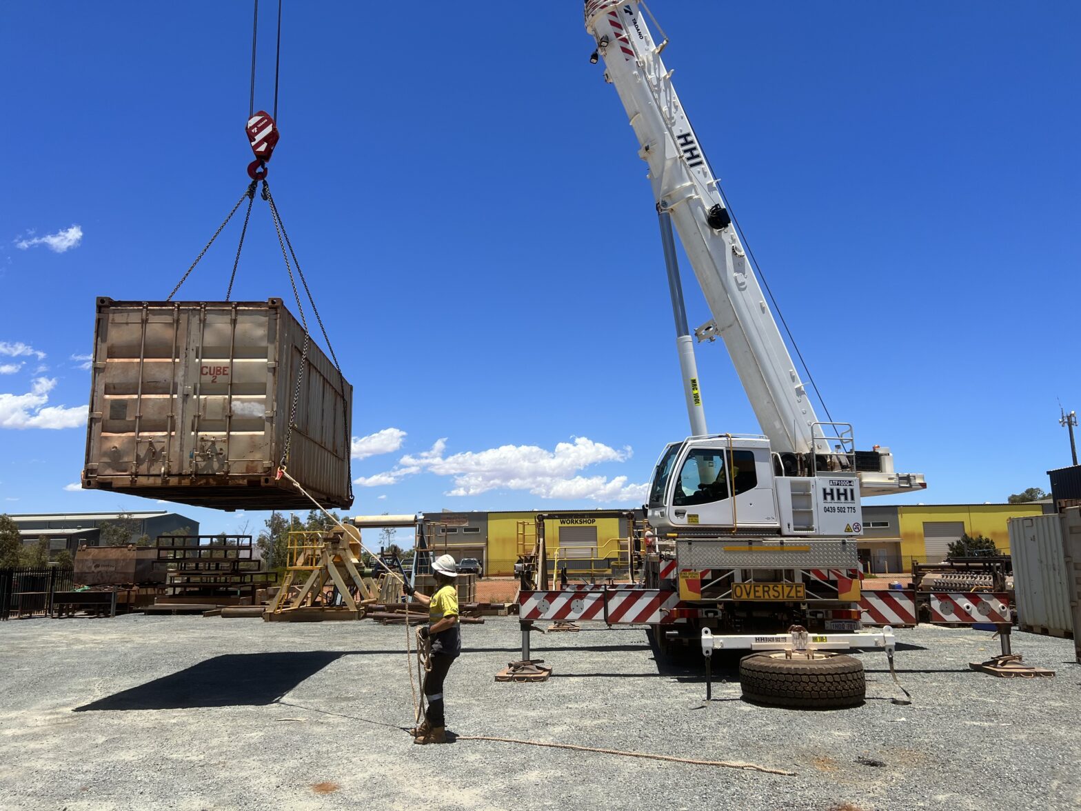 100T Tadano Crane - HHI - Crane Hire Pilbara