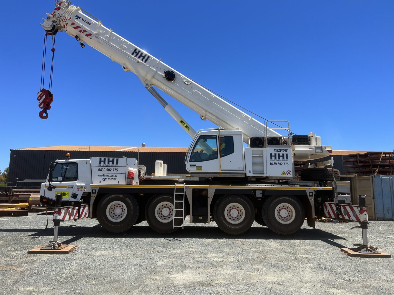 100T Tadano Crane - HHI - Crane Hire Pilbara