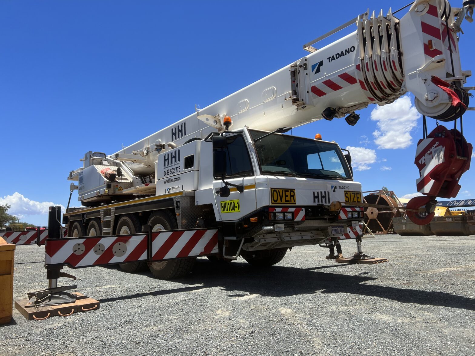 100T Tadano Crane - HHI - Crane Hire Pilbara